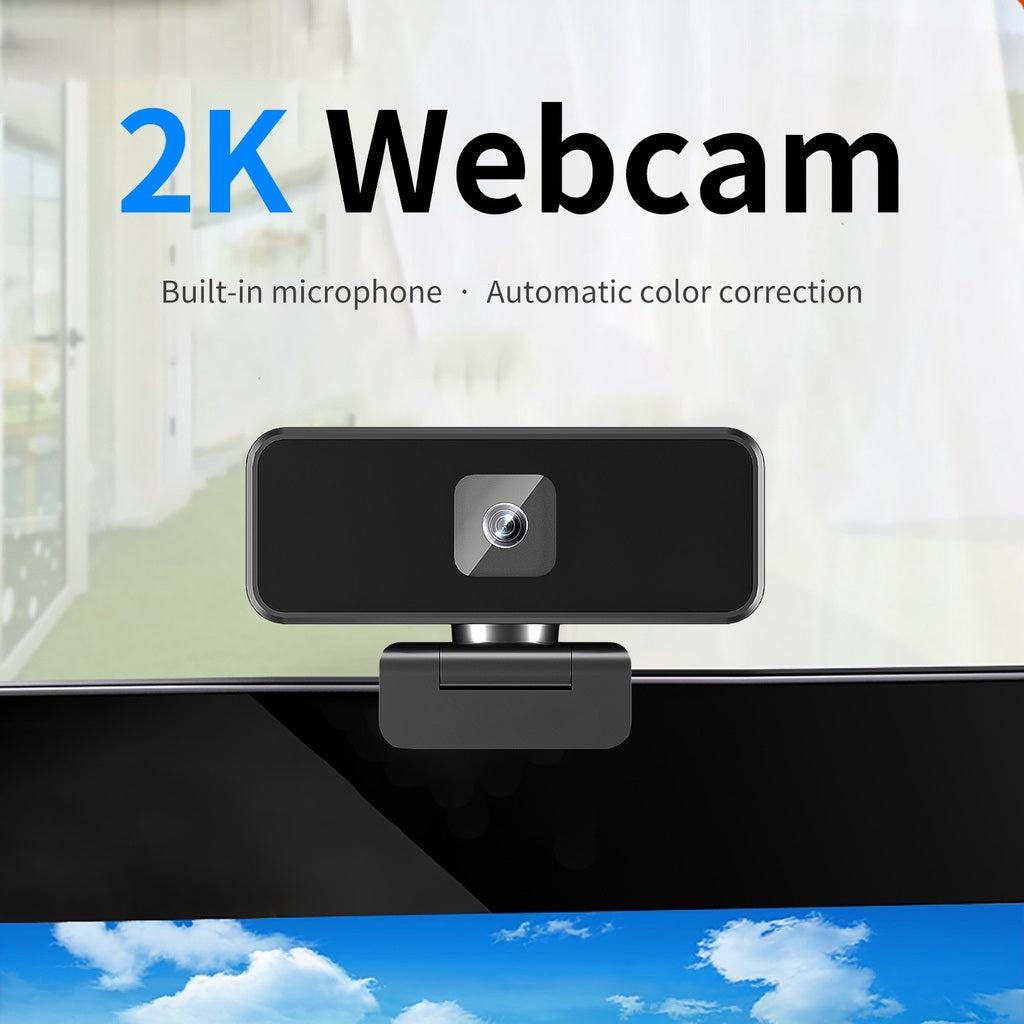 Computer Webcam High-Resolution Plug Play Wide Angle 2K(2048P x 1536P ...